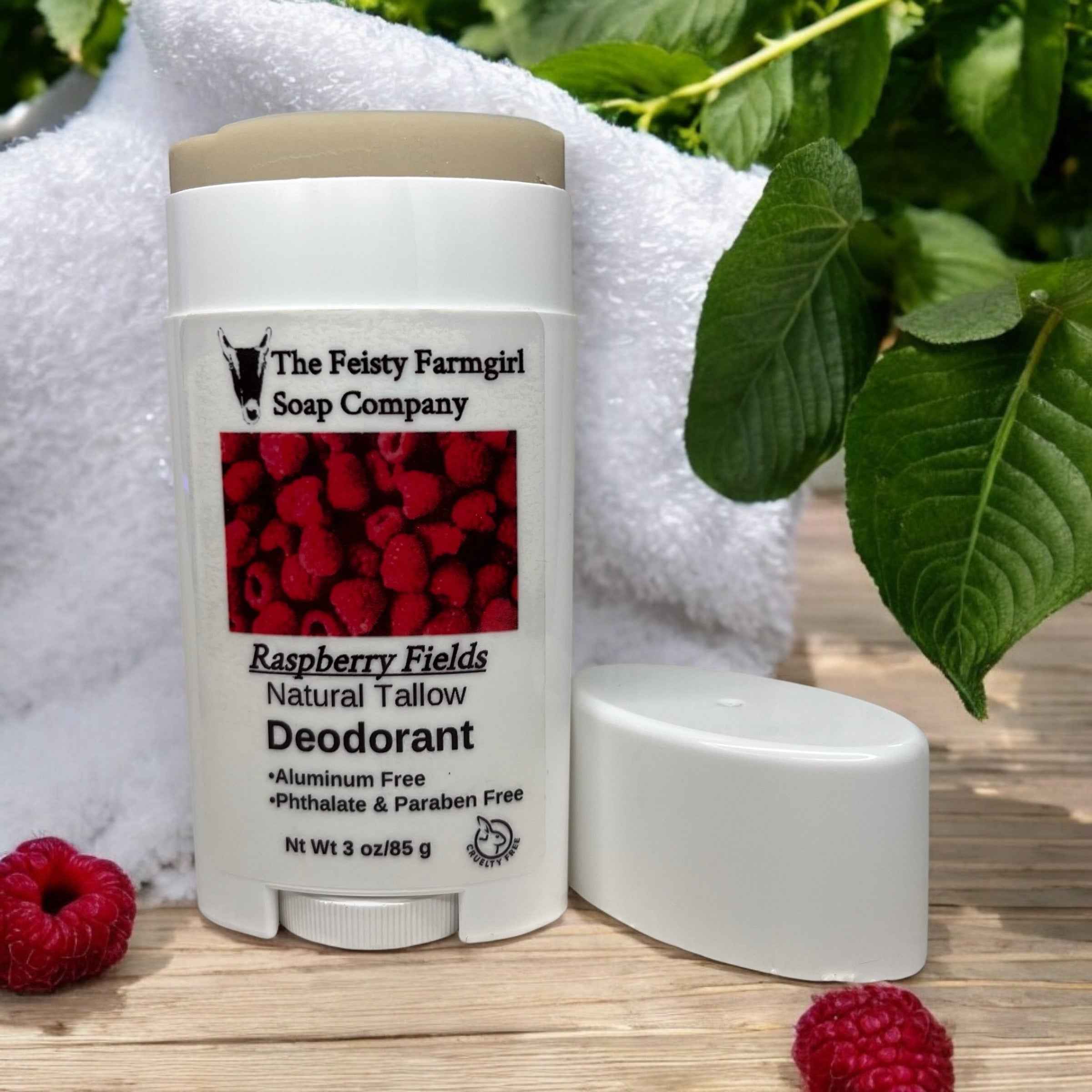Raspberry Fields Tallow Deodorant – The Feisty Farmgirl Soap Company